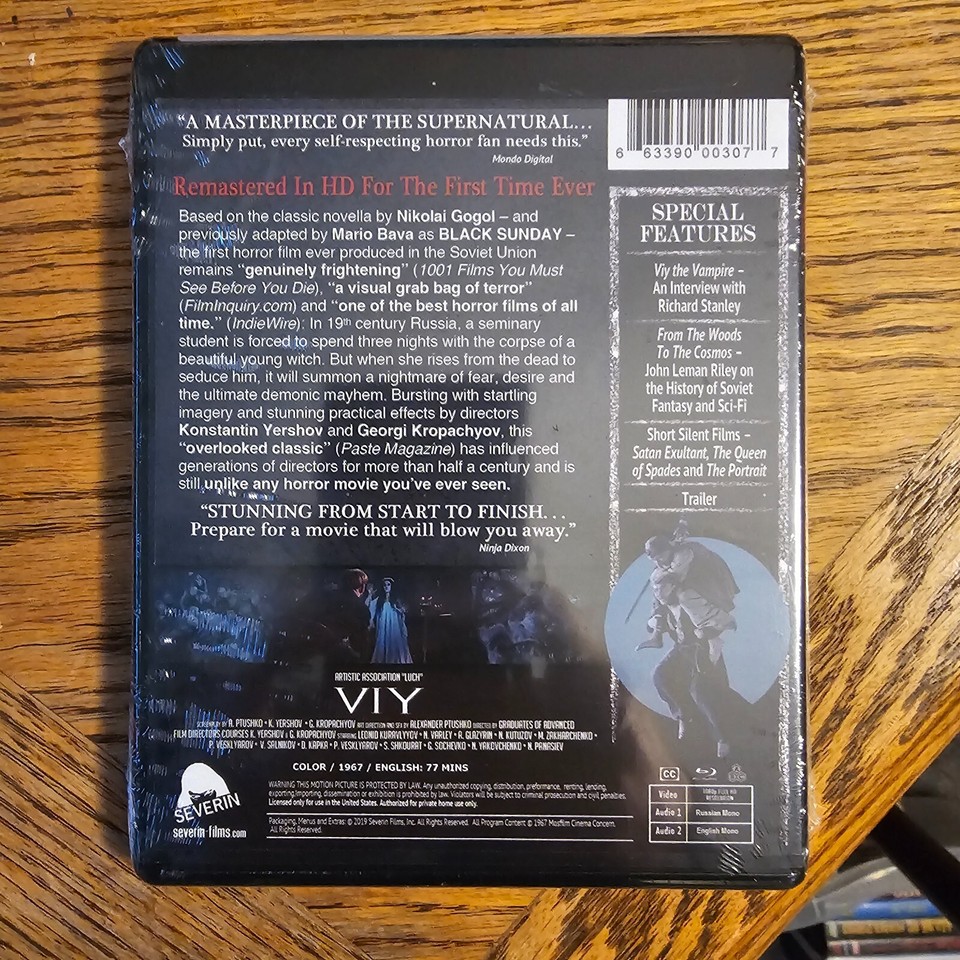 Viy (Blu-ray, 1967) Severin Films 663390003077 | eBay