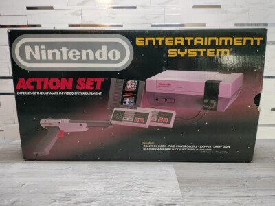 Nintendo Entertainment System Action Set NES Complete CIB Console | eBay