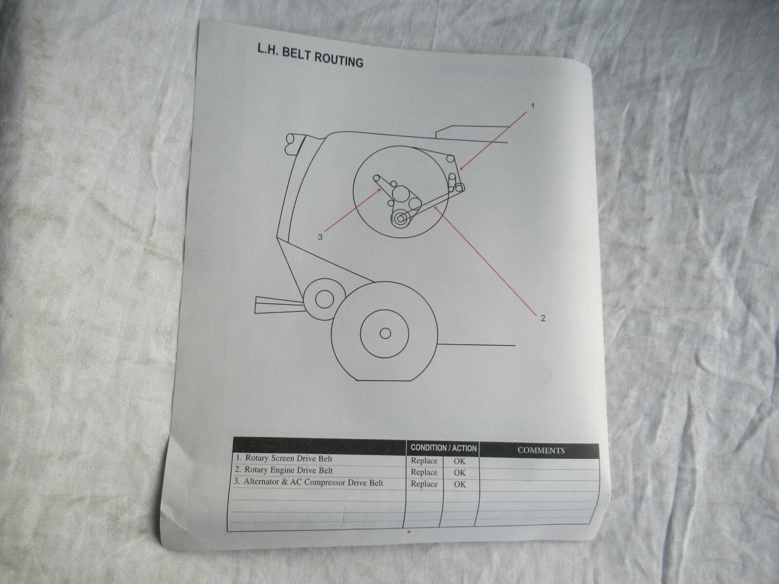 John Deere STS combine inspection checklist brochure | eBay