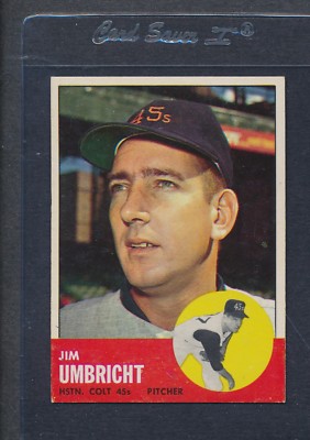 1963 Topps #099 Jim Umbricht Colts EX *2123 | eBay