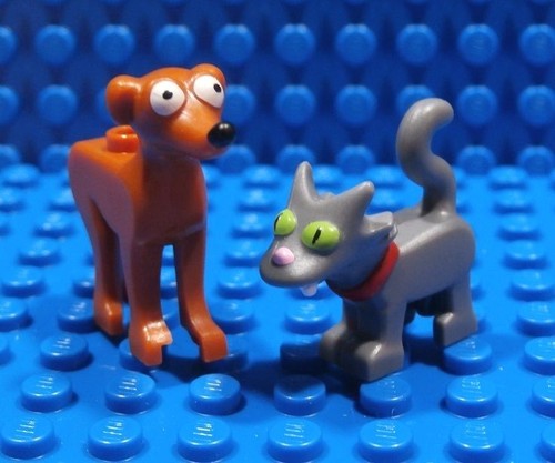 LEGO Simpson's Animals Santa's Little Helper & Snowball II Cat & Dog ...