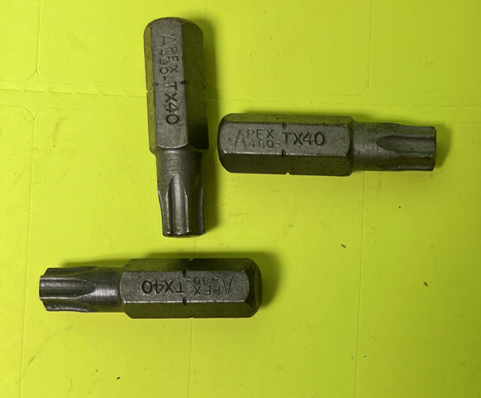 Apex 480-TX40 Tork Bit 5/16”x1-1/4”(3pcs) | eBay