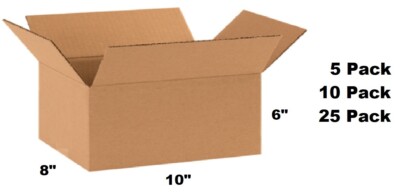 Lot of 10x8x6 Cardboard Paper Box Mailing Packing Shipping Box ...