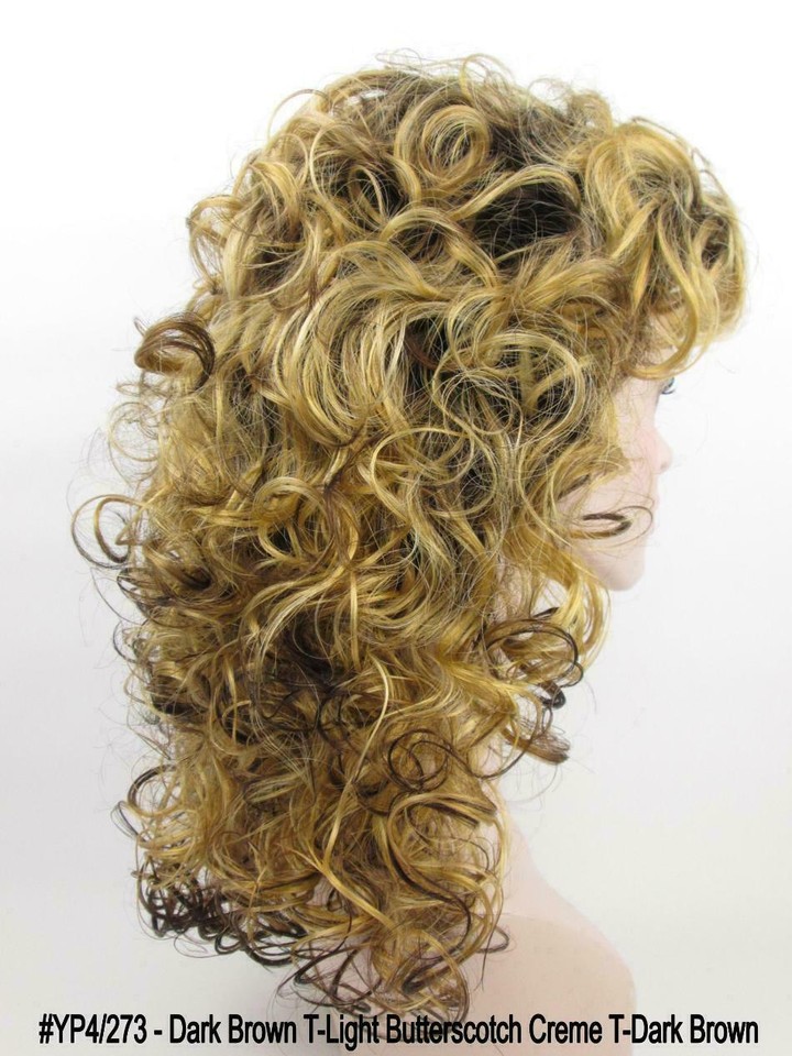 VICTORIAN LADY WIG GIBSON GIRL SOFT BANG CURLY MARIE ANTOINETTE QUEEN ...