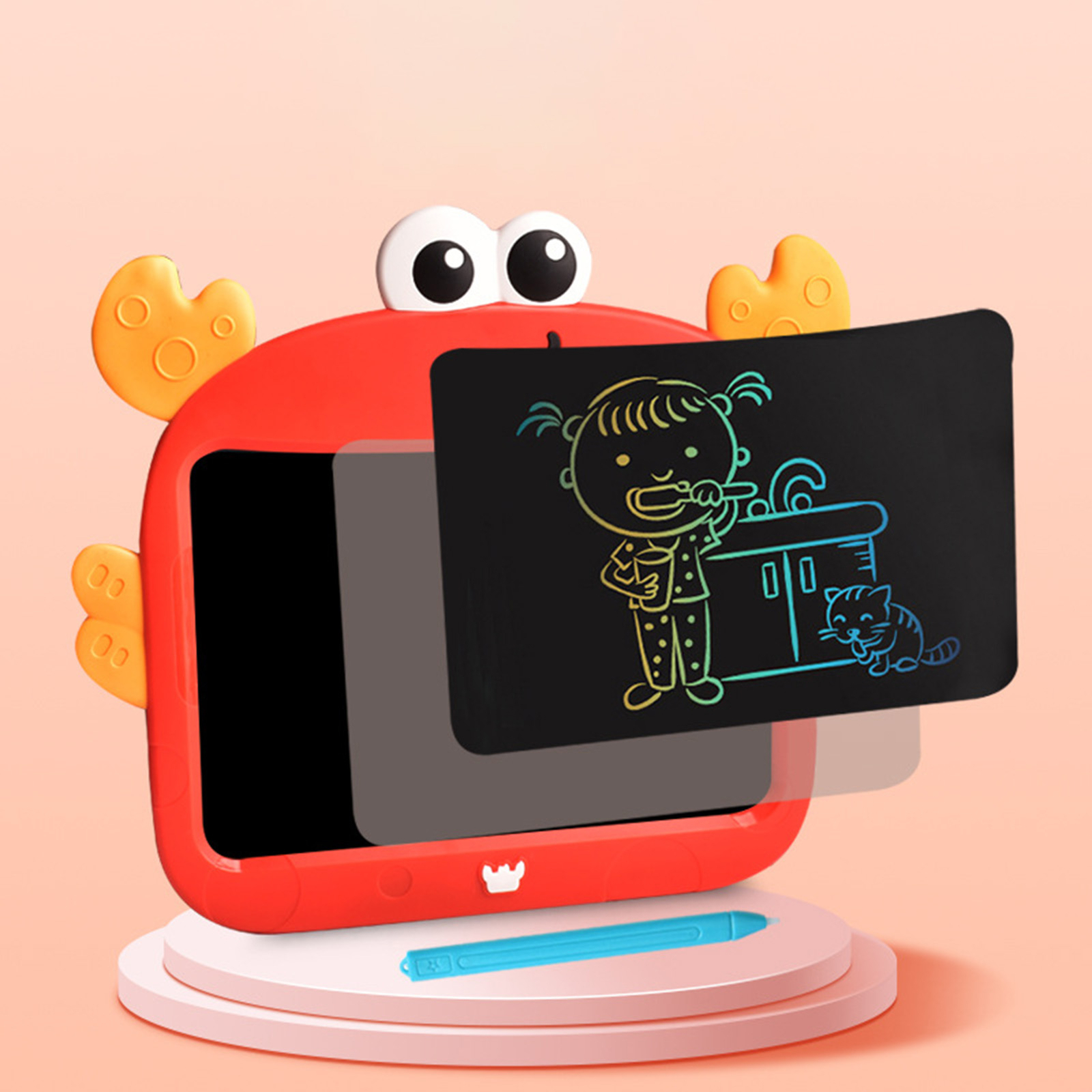 8.5-inch Lcd Tablet One-click Clear Drawing Colorful Doodle Drawing Tab ...