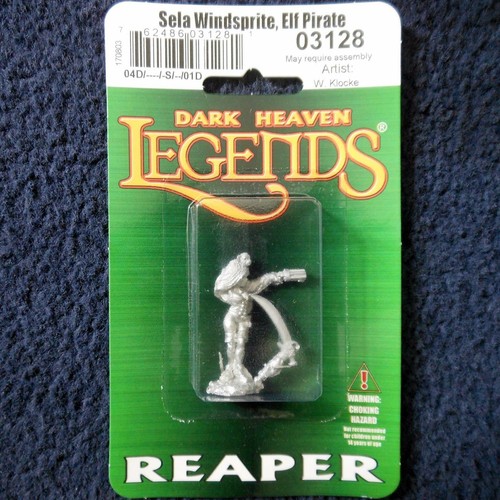 Reaper Dark Heaven Legends 03128 Sela Windsprite Elf Pirate Female ...