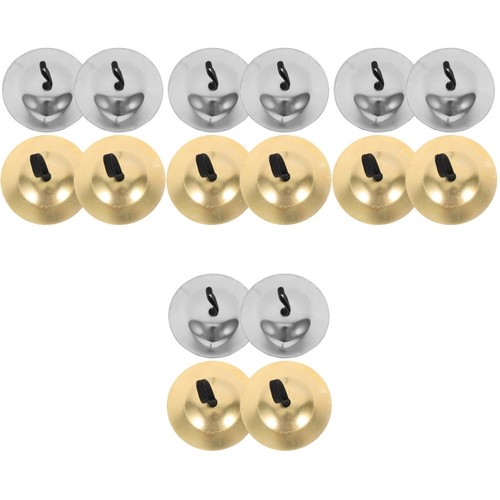 8 Pairs of Finger Cymbals Belly Dancing Finger Musical Instrument for ...