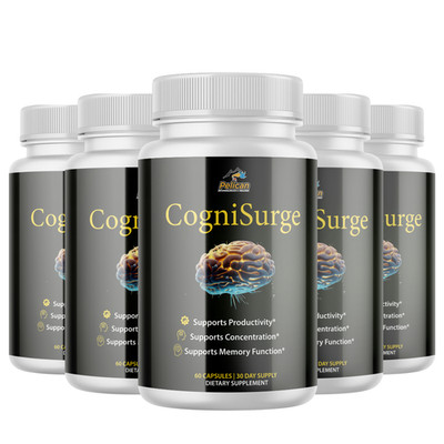 CogniSurge- Brain Support- 5 Bottles- 300 Capsules | eBay
