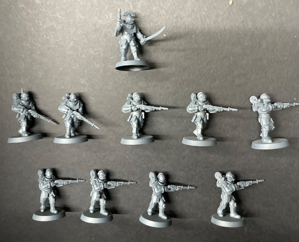 Astra Militarum Imperial Guard Lasrifle Squad Sprue Warhammer 30K/40K ...