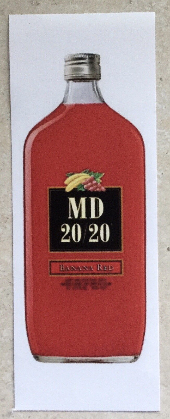 Mad Dog MD 2020 Malt Wine Liquor Beer Bottle Brewery Sticker 40oz ...