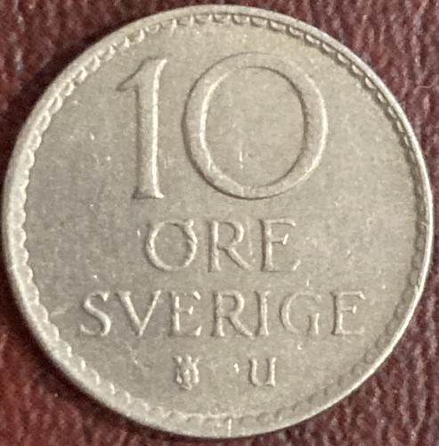 Sweden - 10 Ore Coin - 1963 (GY5) | eBay
