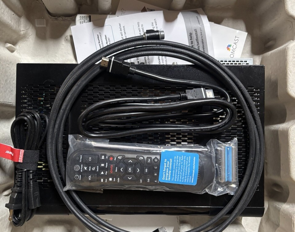 READ Xfinity Cable Box Cisco RNG150N w/ Power Cord HDMI Cable Remote ...