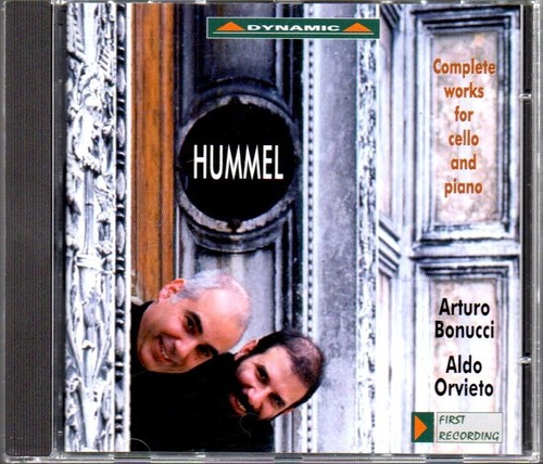 HUMMEL Complete Works For Cello & Piano ARTURO BONUCCI & ALDO ORVIETO ...