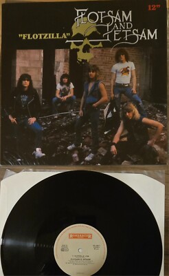 Flotsam And Jetsam – Flotzilla 12” NEAR MINT 87 Roadrunner Records – OG ...