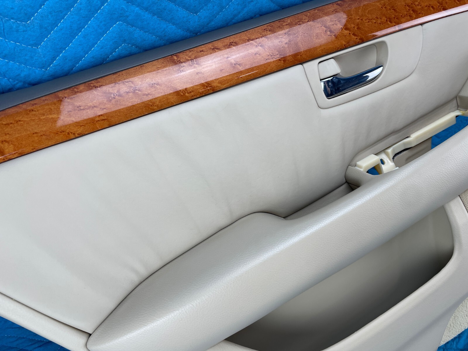 Lexus LS430 Rear Door Interior Trim Panel w/Wood Driver Beige:LA07 04 ...