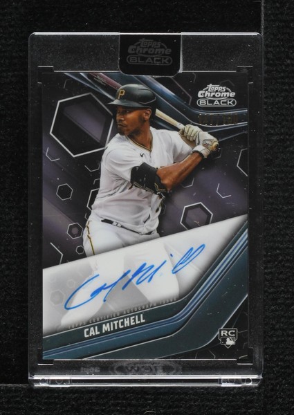2023 Topps Chrome Black - Autographs Refractor #CBA-CMI Cal Mitchell ...