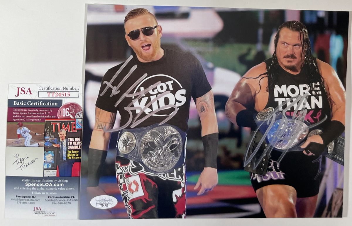 WWE NXT Heath Slater & Rhyno Signed 8x10 Photo D Autograph TNA IMPACT ...