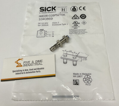 Sick IMG08-02BPSZT0K / 1040869 Proximity Sensor 10-30 Vdc | eBay Australia