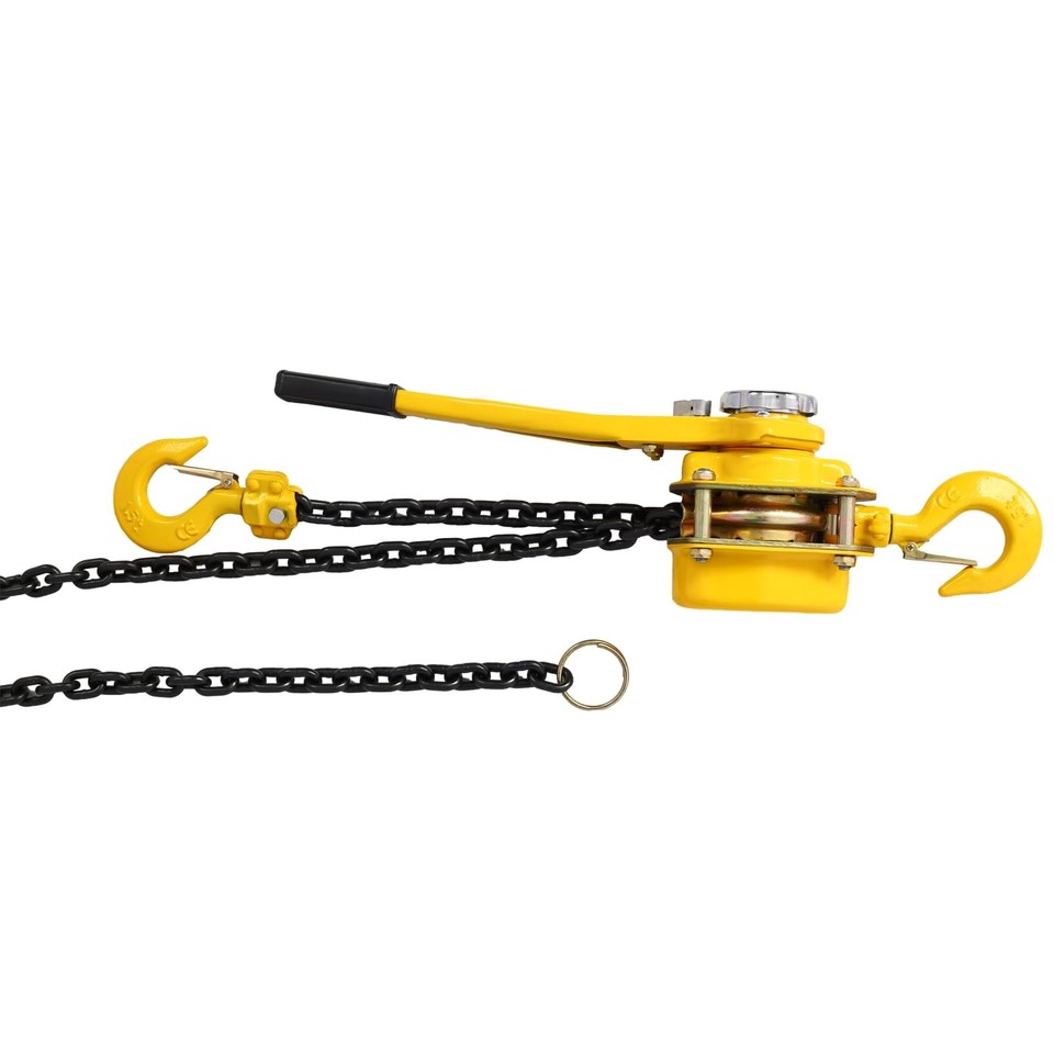 Lever Chain Hoist 3 Ton 6600LBS Capacity 20 FT Chain Come Along With ...