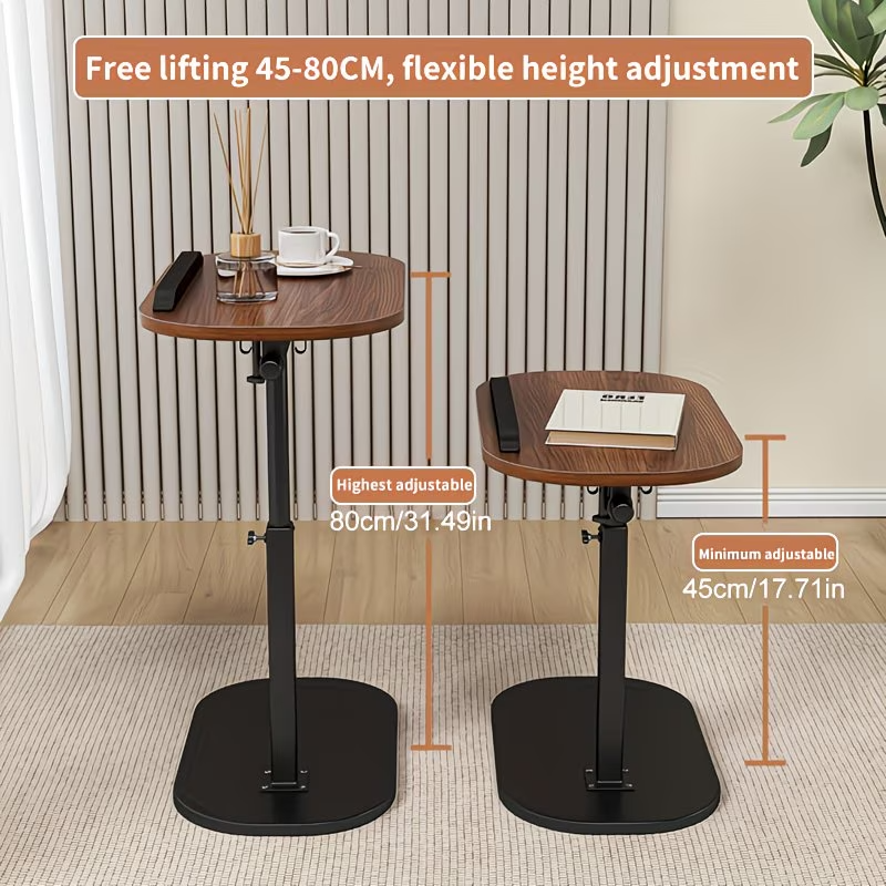 Office Desk Computer Workstations Laptop Table, A Mobile And Adjustable ...