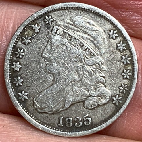 1835 Capped Bust Silver Dime 10c Circulated NICE Coin =B25 | eBay