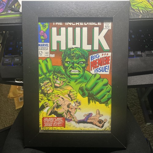 Marvel Comics The Incredible Hulk #102 limited edition Comic Art ...