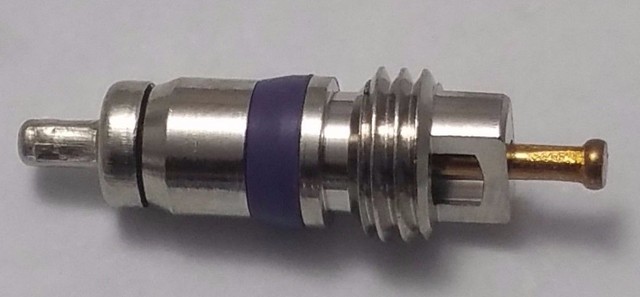 2x Euro Large Bore A/C Schrader Valve Core Fits VW Audi Mini Benz BMW ...