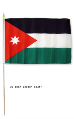 12x18 Wholesale Lot 12 Jordan Country Stick Flag 30" wood staff | eBay