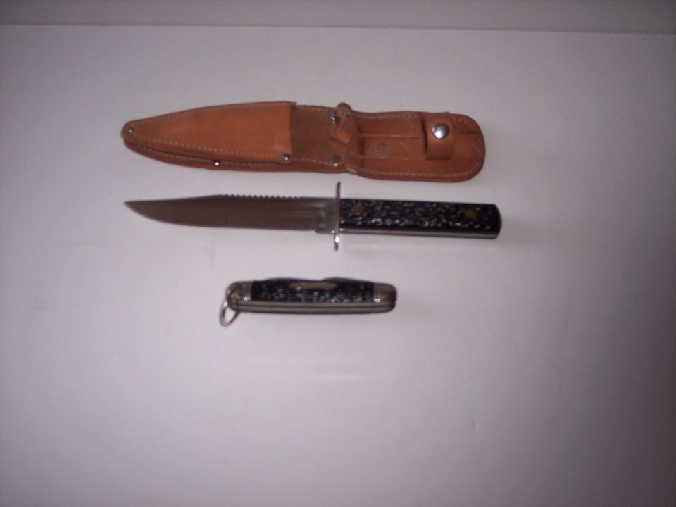 Vintage Imperial Hunting/Kamp King Knife set with box Hunt-Fish-Camp ...