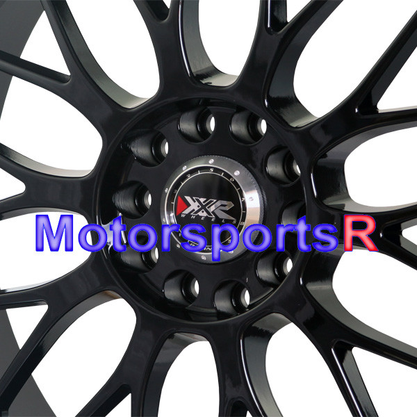 Xxr 521 17 X 7 Flat Black Lip Mesh Rims Wheels 4x100 96 98