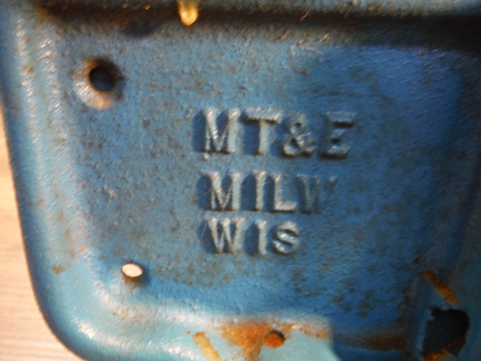 Vtg Morgan Vise Co Model 200A Woodworking Tool Under Bench Mount ...