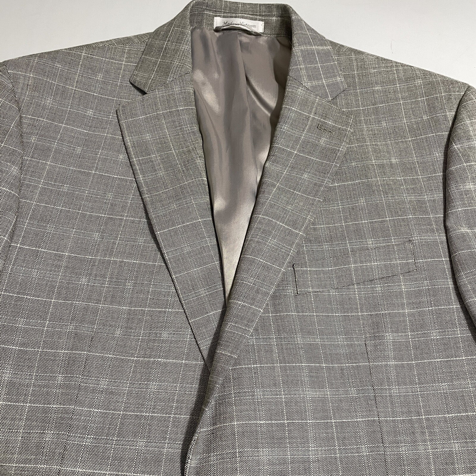 Lauren Ralph Lauren Mens Window Pane Check Gray Blaze… - Gem