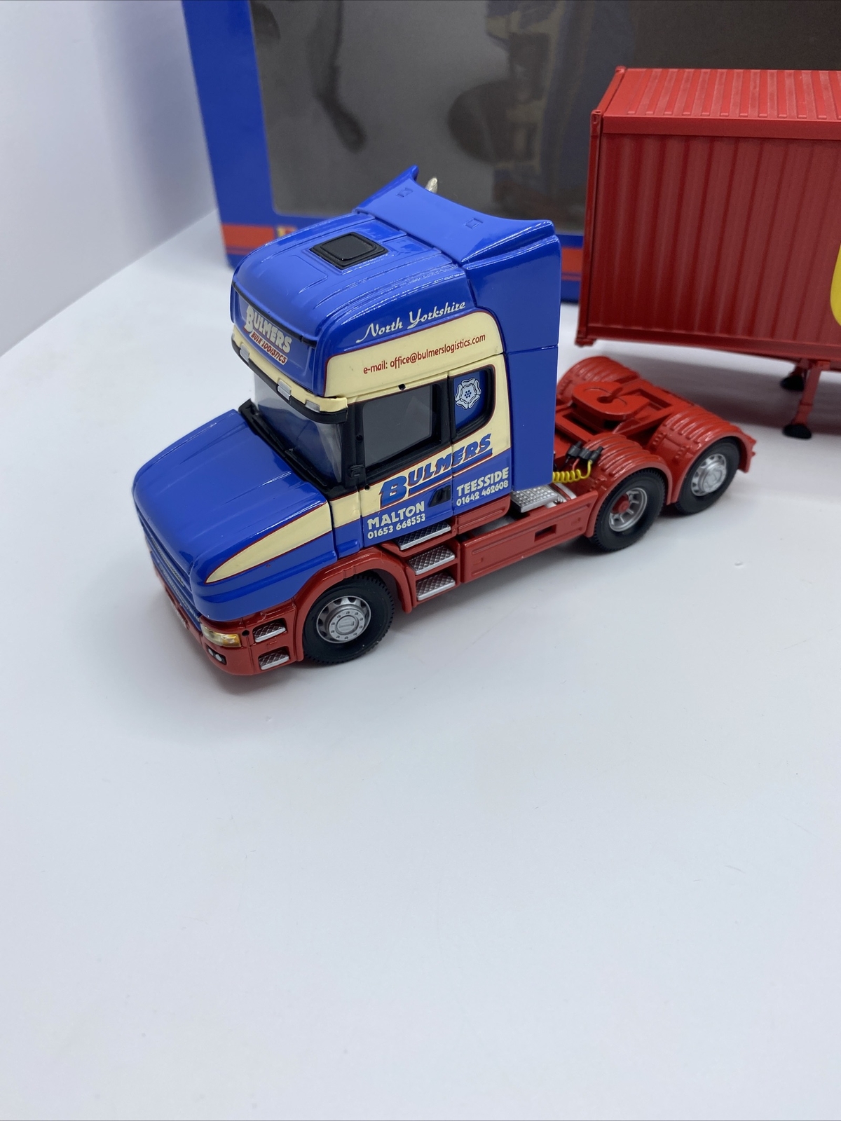 Corgi SCANIA T Topline Truck CAB Model Only Bulmers Logistics Cc12816 1 ...