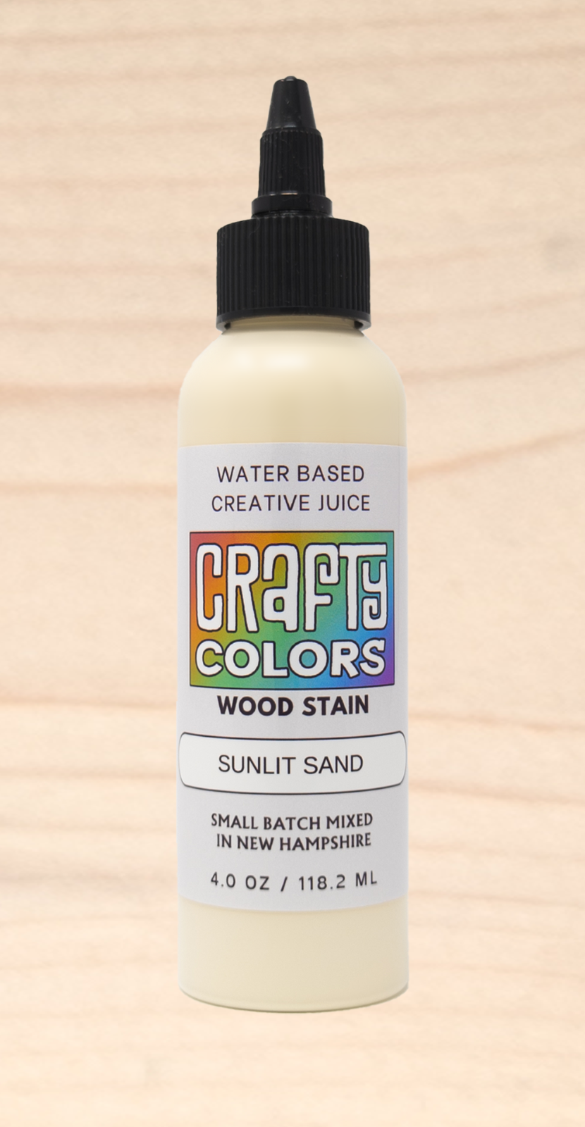 Pale Cream Wood Stain - Crafty Colors Vibrant Water Based Wood Stains ...