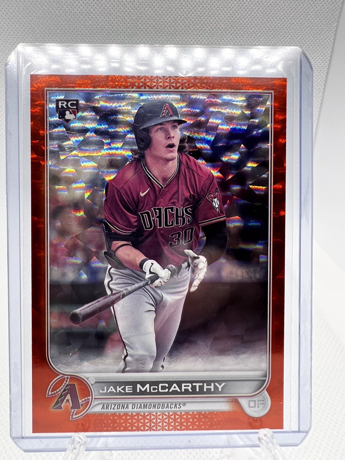 2022 Topps Series 2 #370 Jake McCarthy RC /299 ORANGE ICE Arizona ...