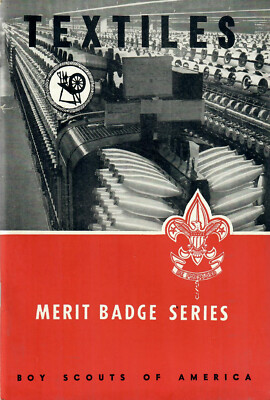 Textiles Merit Badge Pamphlet - 1958 February Printing - 2M258 | eBay