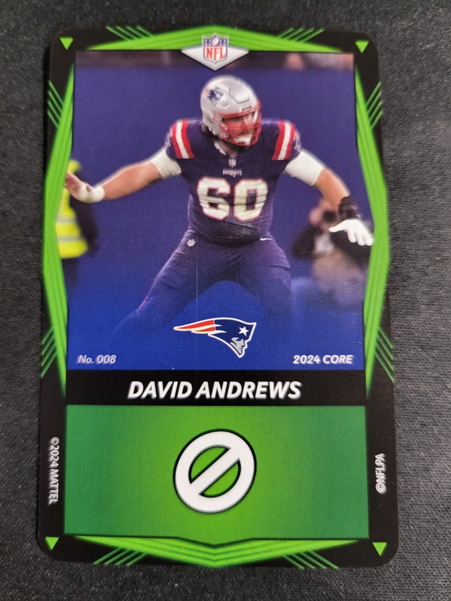 Center David Andrews Patriots With The Patriots Quarterback Carousel,