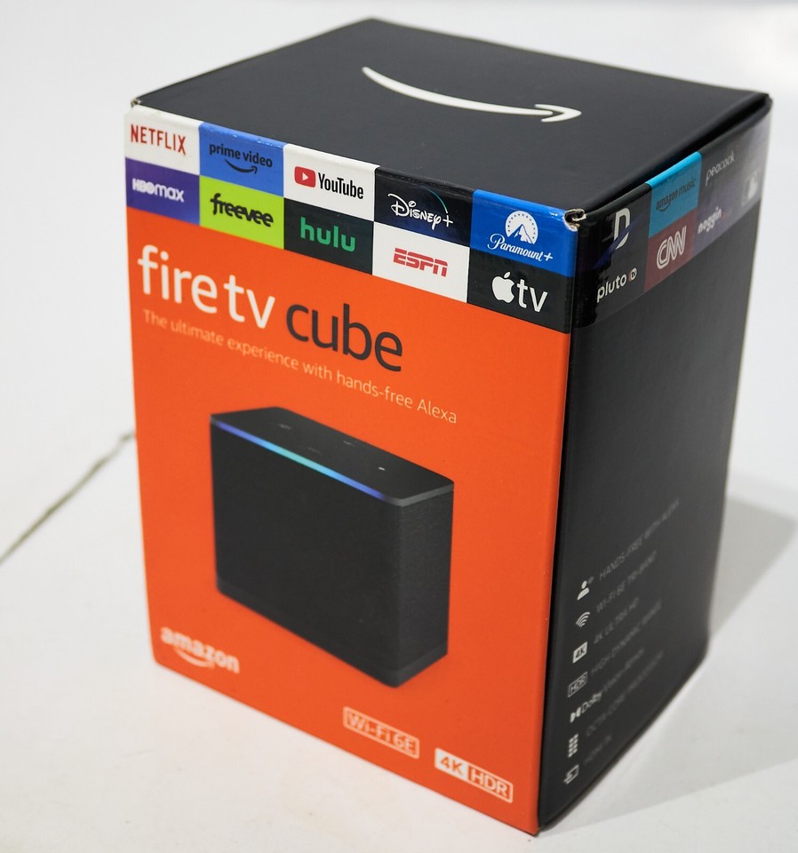 Amazon Fire TV Cube 3rd gen streaming player with Alexa Wi-Fi 6E 4K ...