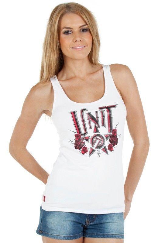 NEW UNIT RIDERS EBONY WOMEN'S TANK TOP SHIRT TEE MOTO BMX FMX sz M L ...