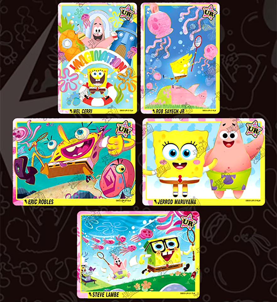 Spongebob 25th Anniversary Kayou Booster Box 50 Trading Card's Anime ...