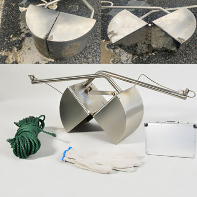 Sludge Sampler Stainless Van Mud Sludge Sediment Grab Sampler River ...