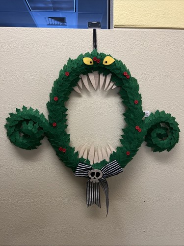 Disney Theme Park Merch The Nightmare Before Christmas Monster Wreath ...