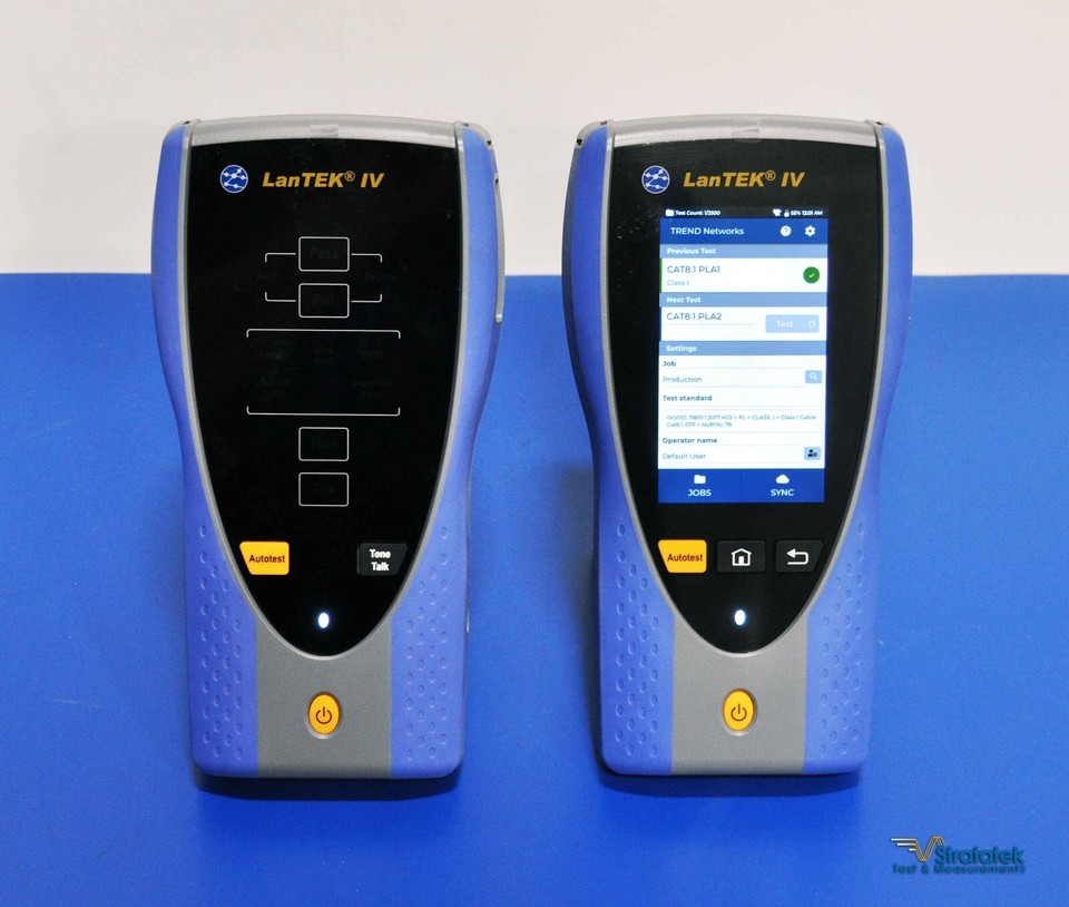 TREND Networks LanTek IV-3000MHz Cable Certifier with PL/CH Adapters ...