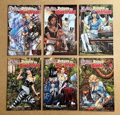 GRIMM FAIRY TALES RETURN TO WONDERLAND #1-6 Signed RAVEN GREGORY DANIEL ...