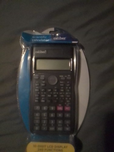 Scientific Calculator 10-Digit Display 240 Functions Dual Power Source ...