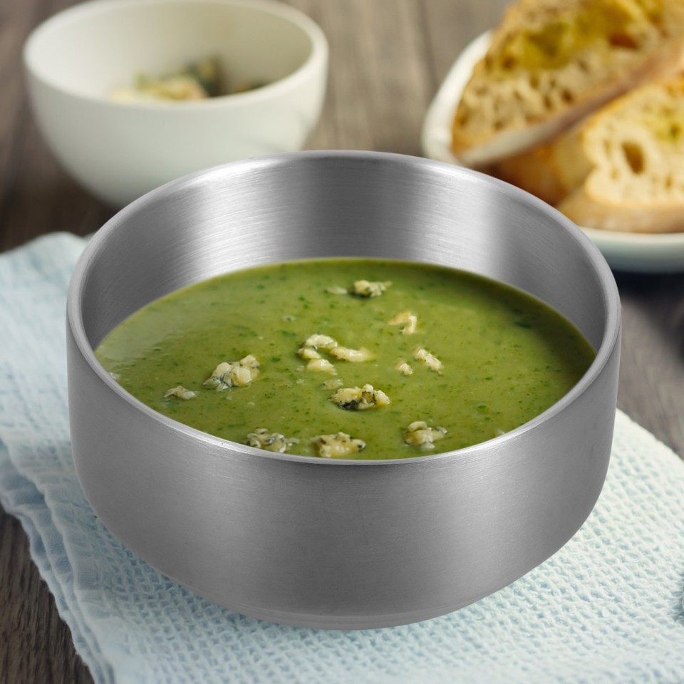 Children's Rice Bowl Metal Bowls for Kids Stainless Steel Noodle | eBay ...