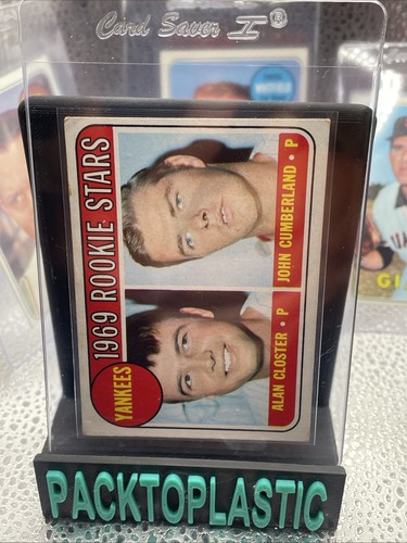 1969 Topps - NEW YORK YANKEES ROOKIE STARS John Cumberland, Al Closter ...