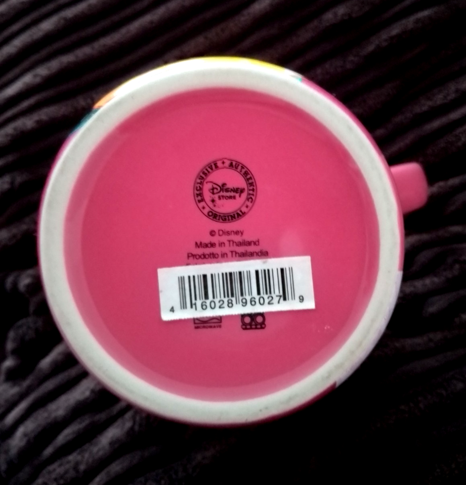 Disney Store Exclusive Minnie Mouse Pink Large Mug Cup 3D Raised Design ...