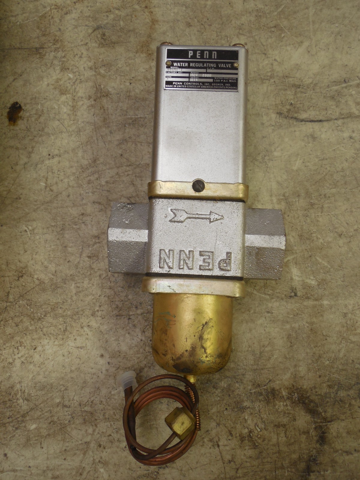 PENN Water Regulating Valve V46ND-1 V46ND1 1" NPT 150 PSI New | eBay