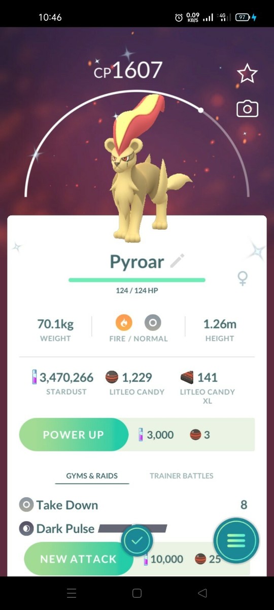 Shiny Litleo Evolution